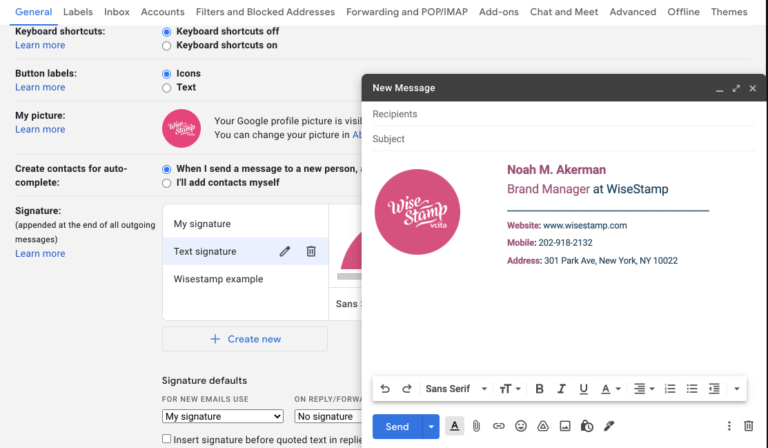 How to Add an Image to Your Gmail Signature - The Tech Edvocate