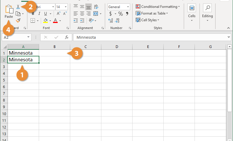 How To Cut Copy And Paste Data In Excel The Tech Edvocate