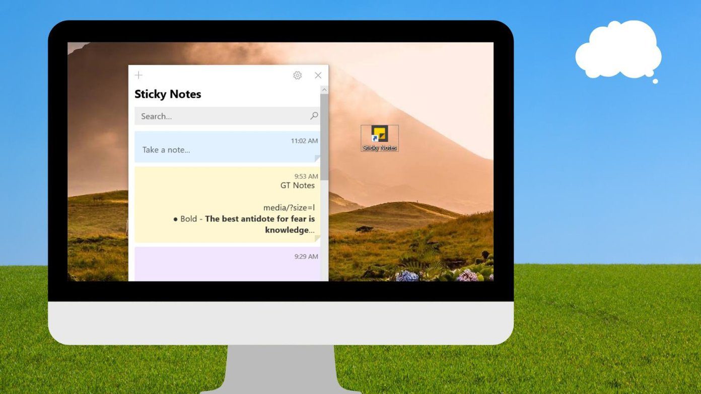 How to Use Sticky Notes in Windows 10 - The Tech Edvocate