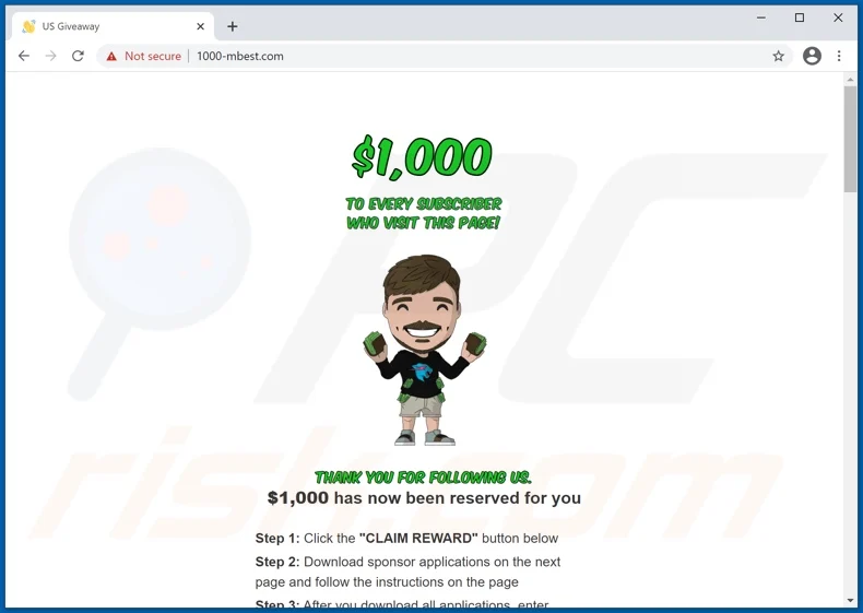 What Is the MrBeast Giveaway Pop-Up Scam? How to Avoid It - The Tech ...