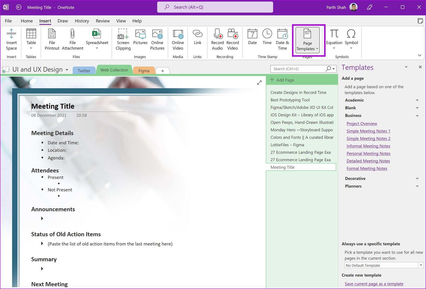How To Use OneNote Templates For Project Management The Tech Edvocate
