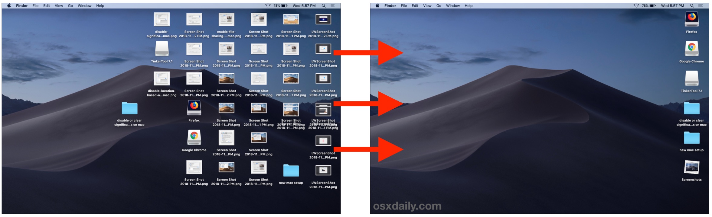 How to Use Stacks to Keep Your Desktop and Dock Organized on a Mac ...