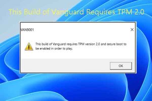 How to Fix the “This Build of Vanguard Requires TPM Version 2.0 and ...