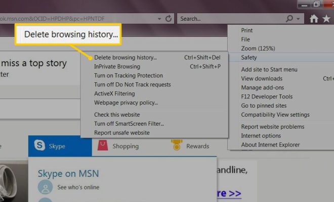 How to Delete Temporary Internet Files in Internet Explorer - The Tech ...