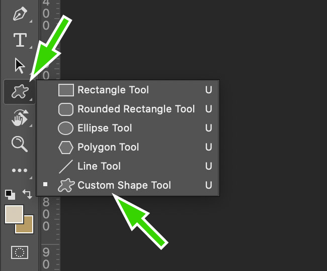 How to Use Photoshop's Custom Shape Tool - The Tech Edvocate
